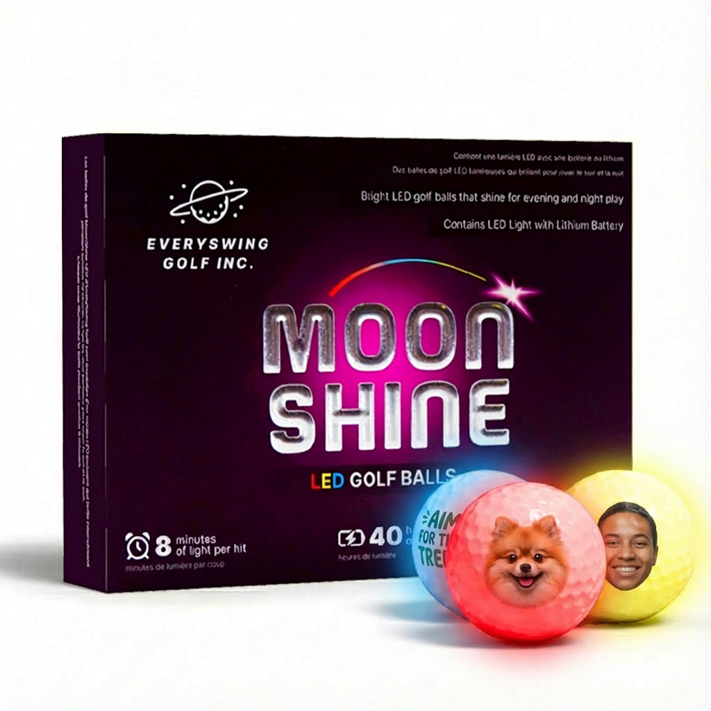 LED Golf Balls | Night Golf Balls | MOONSHINE – Custom Golf Balls